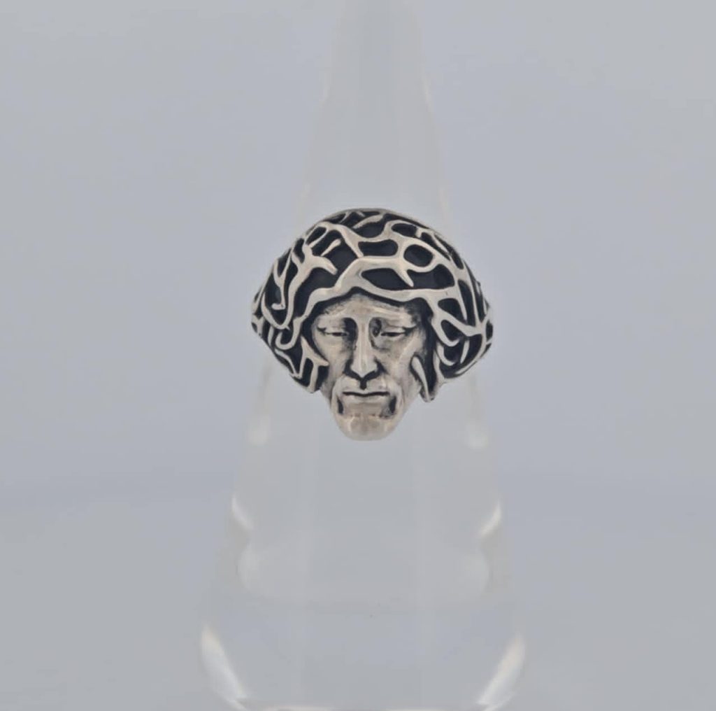 Men's Jesus Ring - Outlaw Biker Jewelry